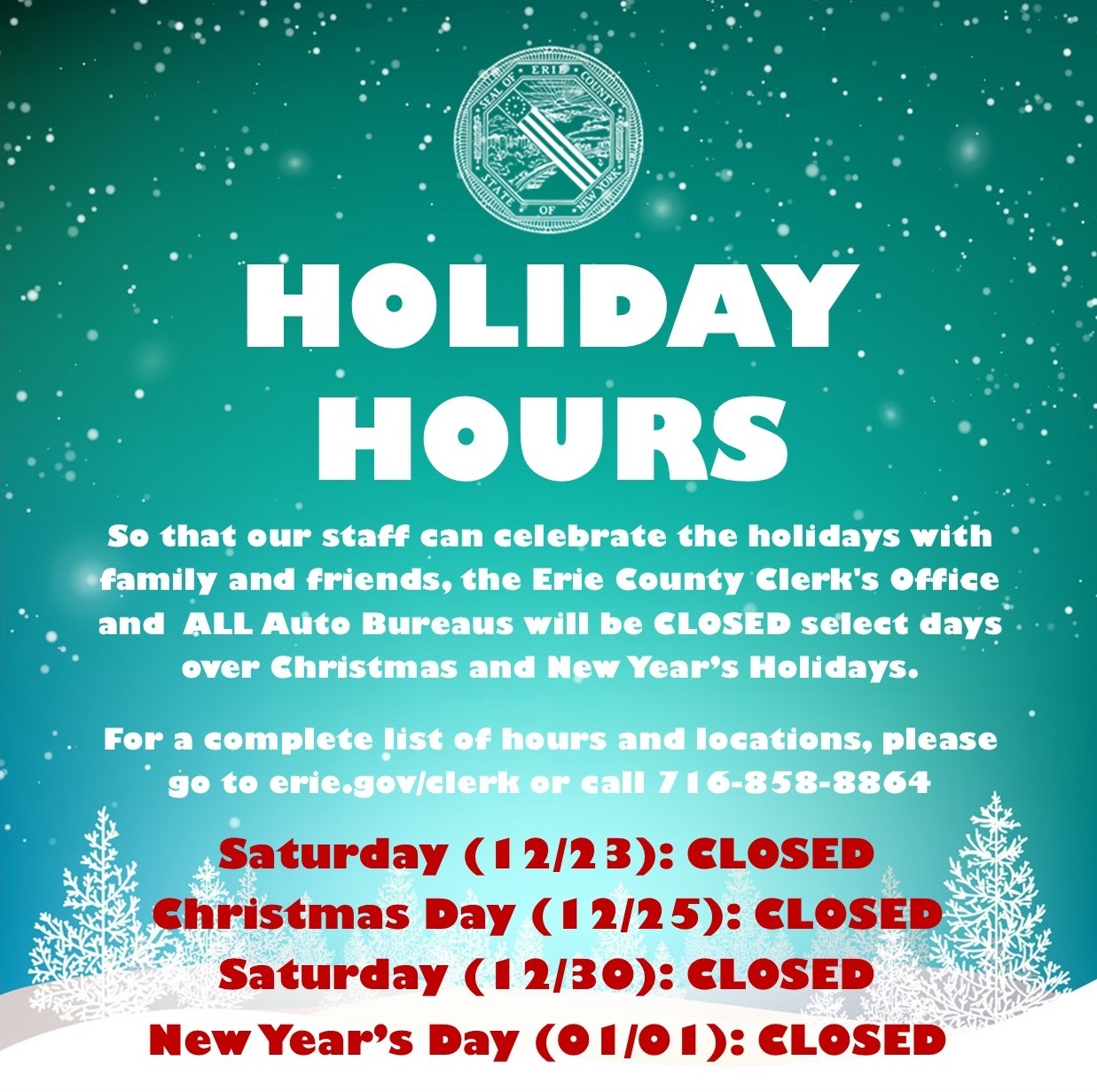 | Erie County Clerk Michael P. Kearns