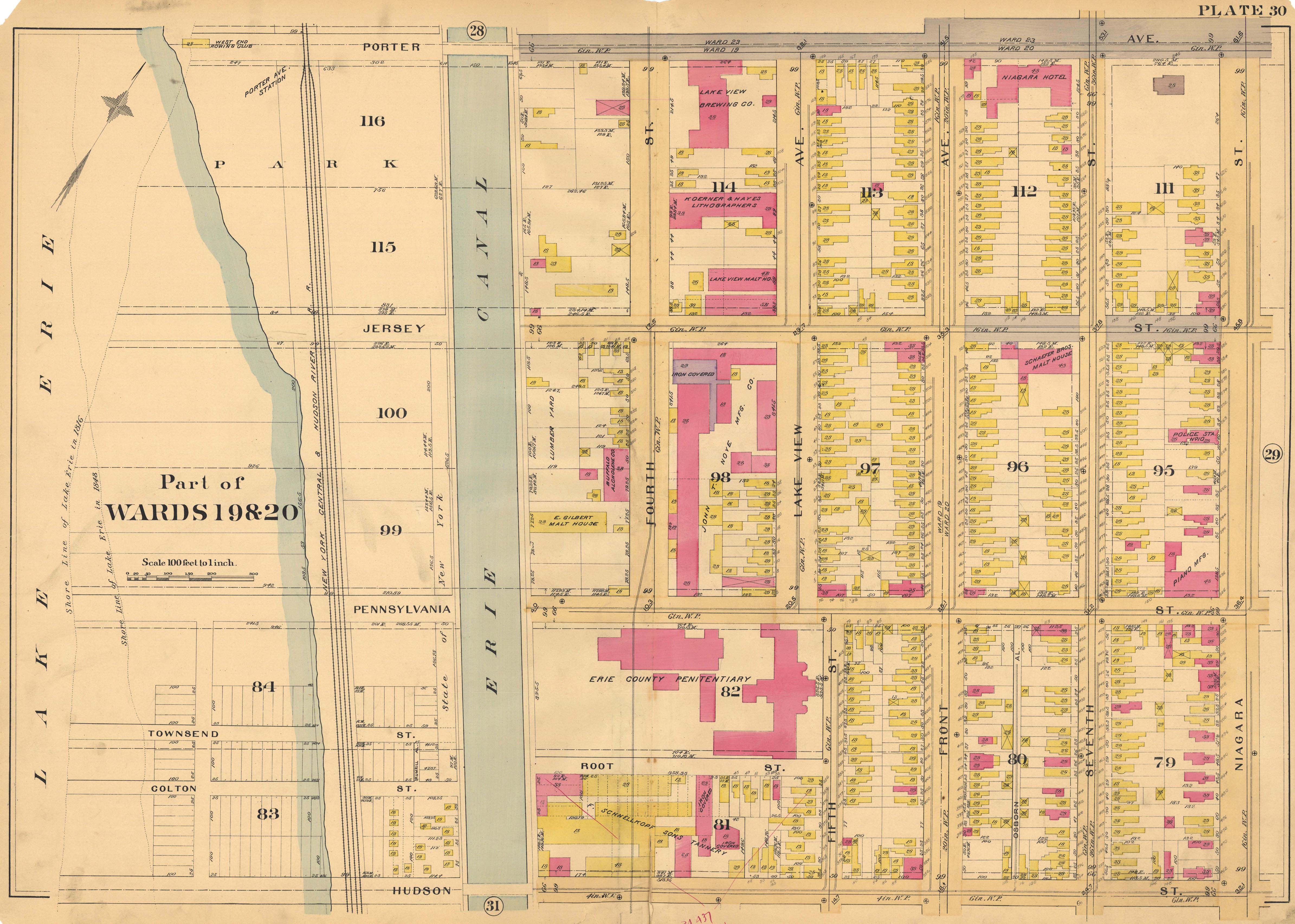 Rotated Index Map | Erie County, New York